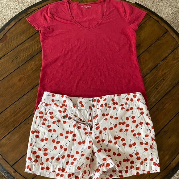 LOFT | Shorts | Cherries 2 For | Poshmark